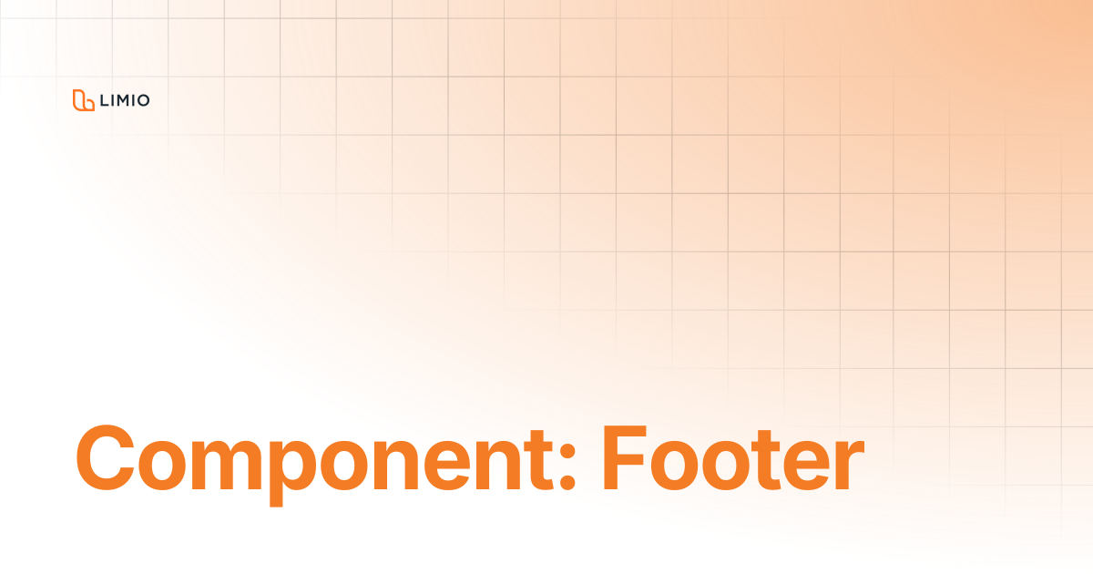 Component: Footer | Components | Limio Docs